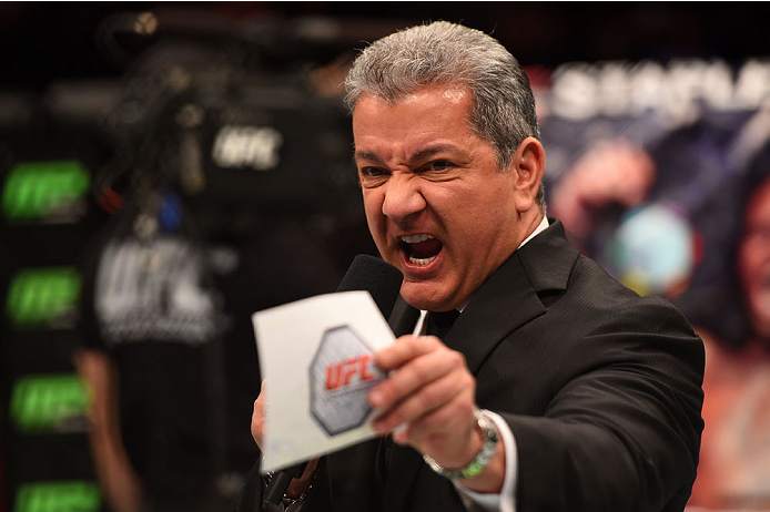 Bruce Buffer surprises by naming a fighter he would like to see in the ...