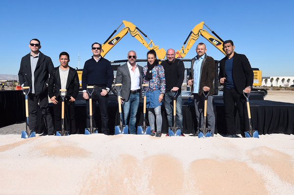 UFC lays the cornerstone of its new headquarters | SUPER FIGHTS