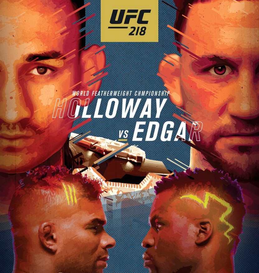 Pôster oficial do UFC 218 é divulgado com destaque para lutas ...