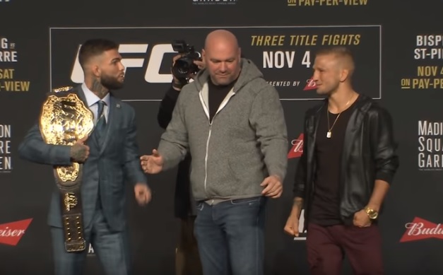 Before UFC 217, Garbrandt releases video of knockout of Dillashaw; See ...