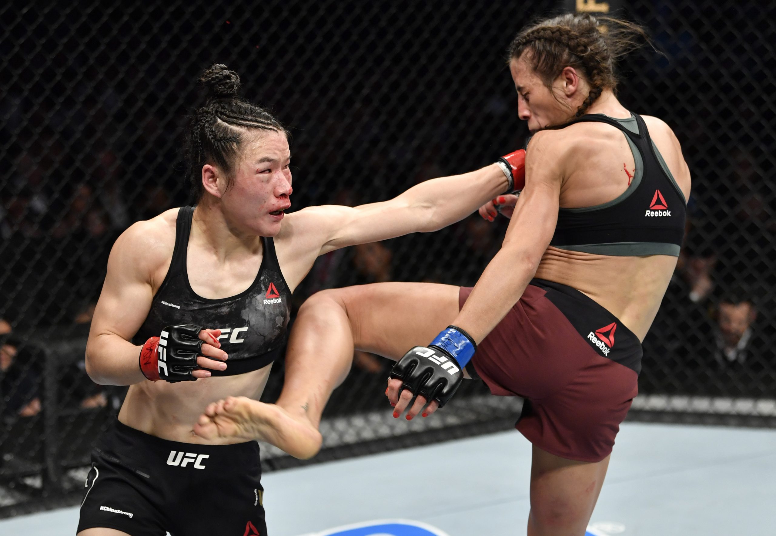 STRONG IMAGE! Joanna Jedrzejczyk's Face Is Distorted After Battle ...