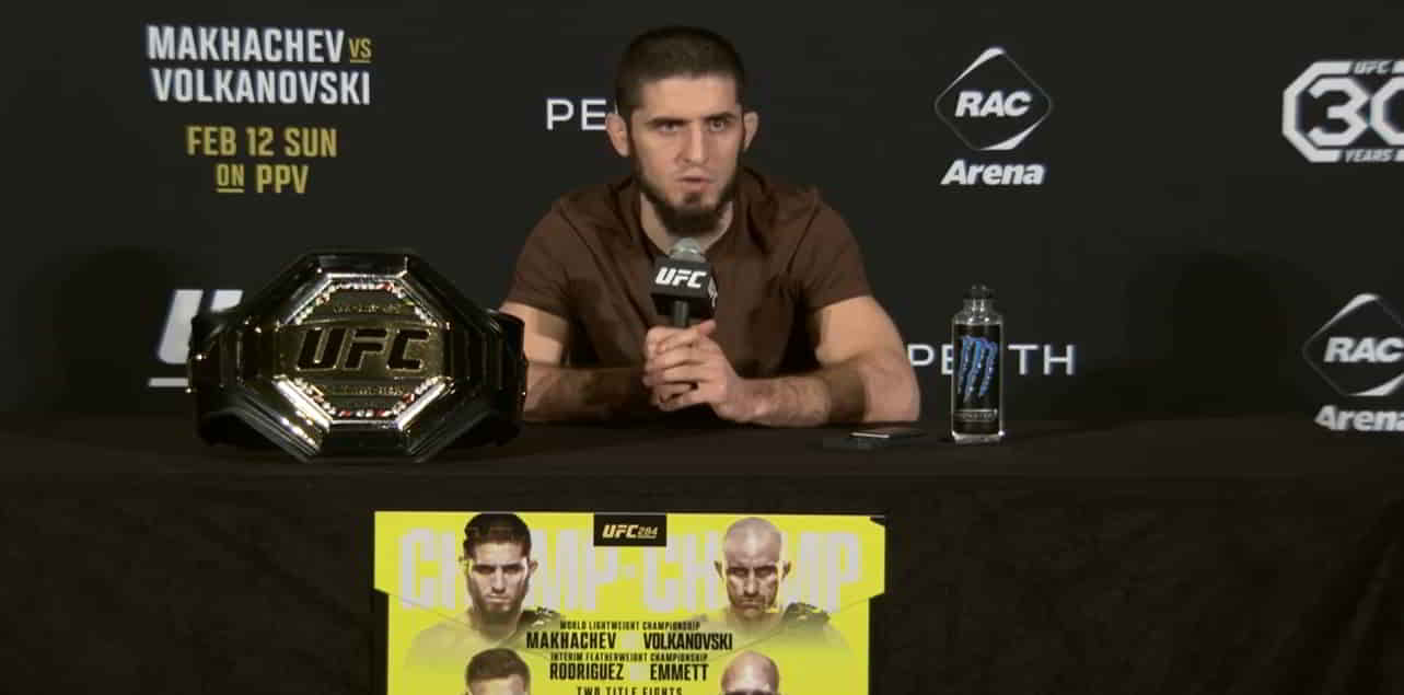 Makhachev planeja nocaute sobre Volkanovski para provar que é 'o melhor ...