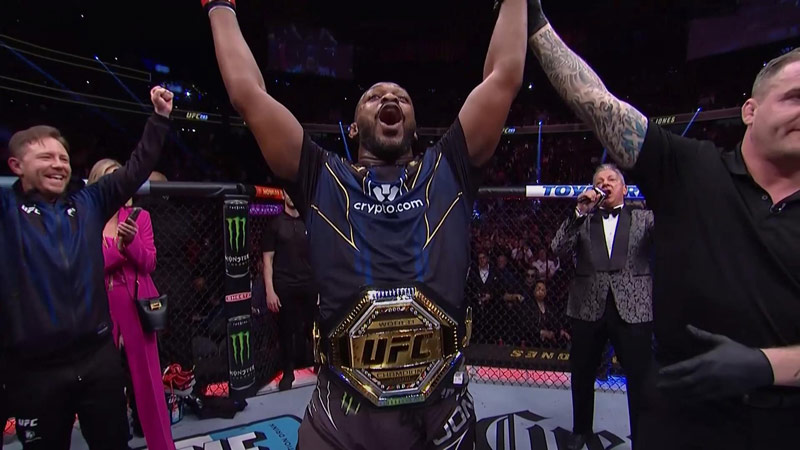 VIDEO: Watch Jon Jones Submit Ciryl Gane at UFC 285 | SUPER FIGHTS