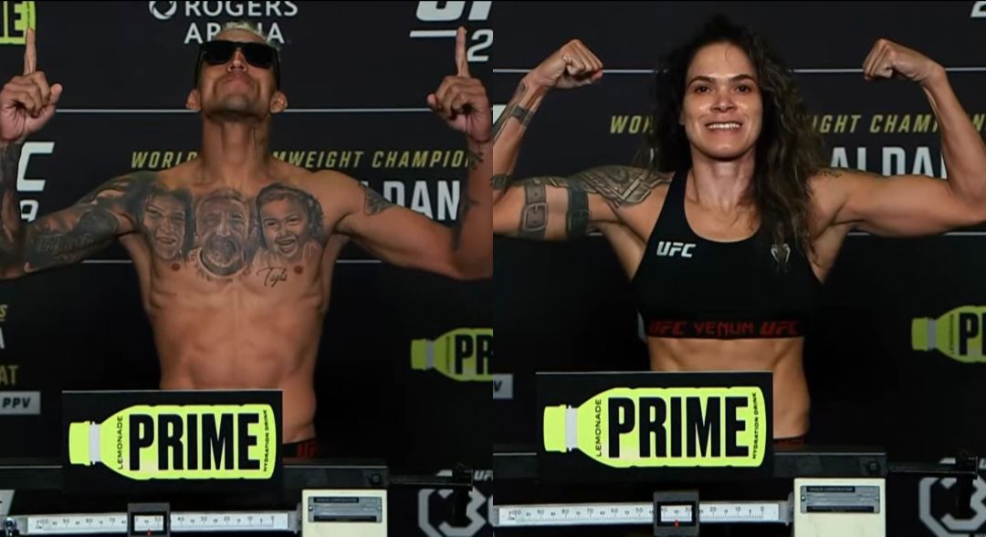 Charles Do Bronx e Amanda Nunes batem o peso e confirmam presença no ...