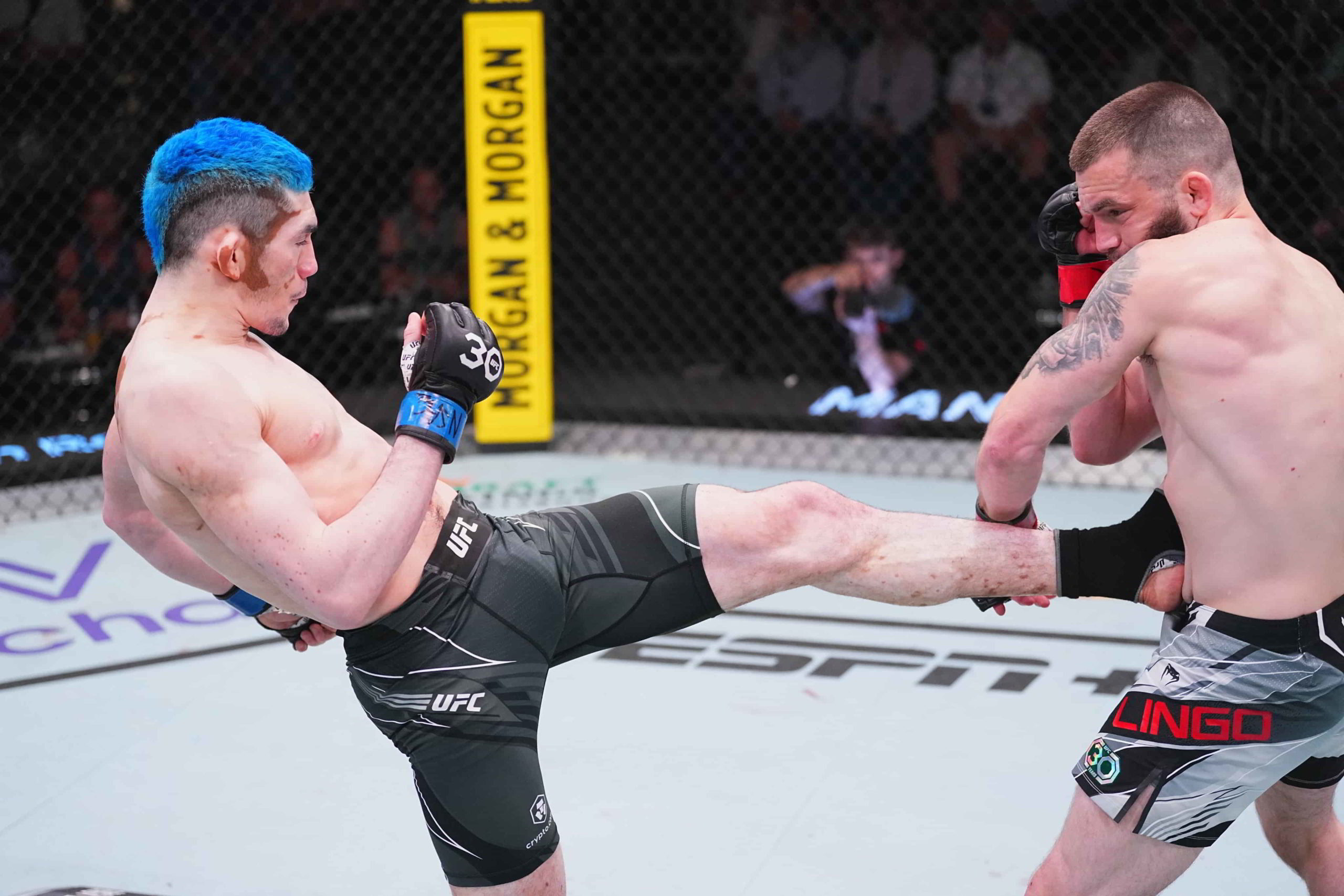 The 'Dalmatian' wins! Melquizael Costa defeats Dan Ige via technical ...