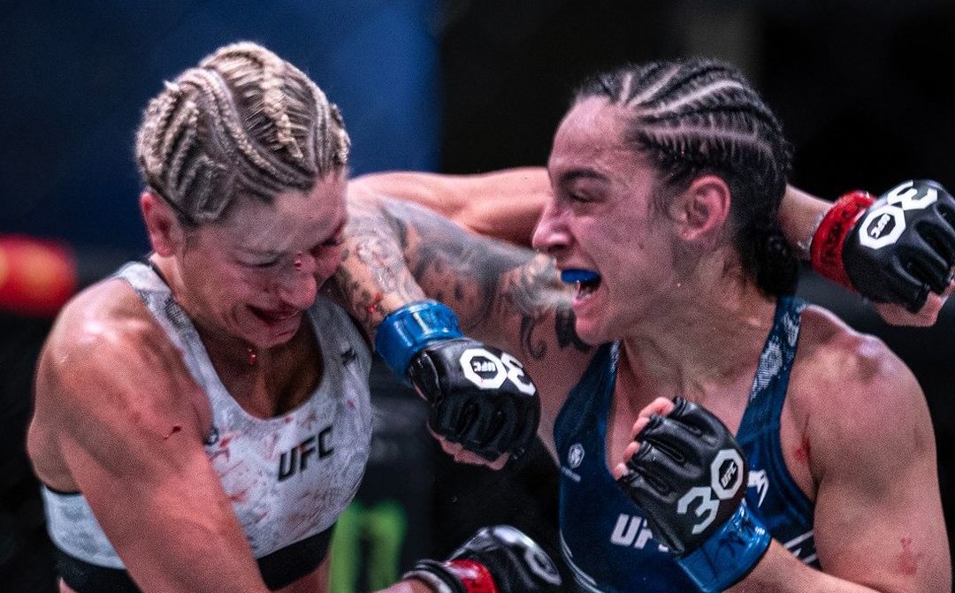 IMAGEM FORTE: Cotovelada De Lutadora No UFC Vegas 81 Abre Cortes Na ...