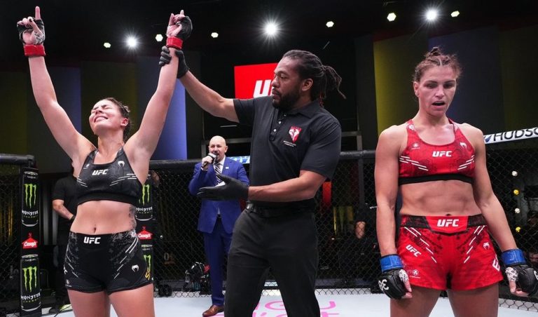 Luana Santos domina suíça, vence por decisão e segue invicta no UFC ...