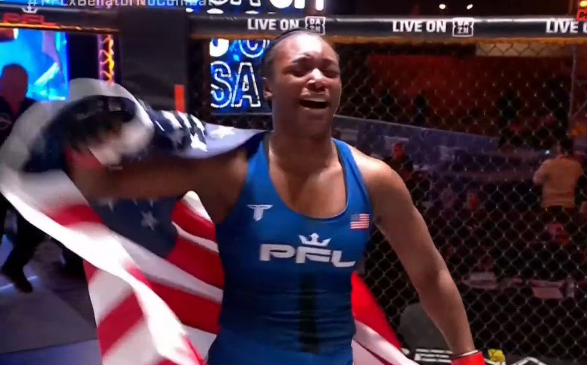 Boxing legend, Claressa Shields suffers in grappling, but guarantees victory in PFL x Bellator ...