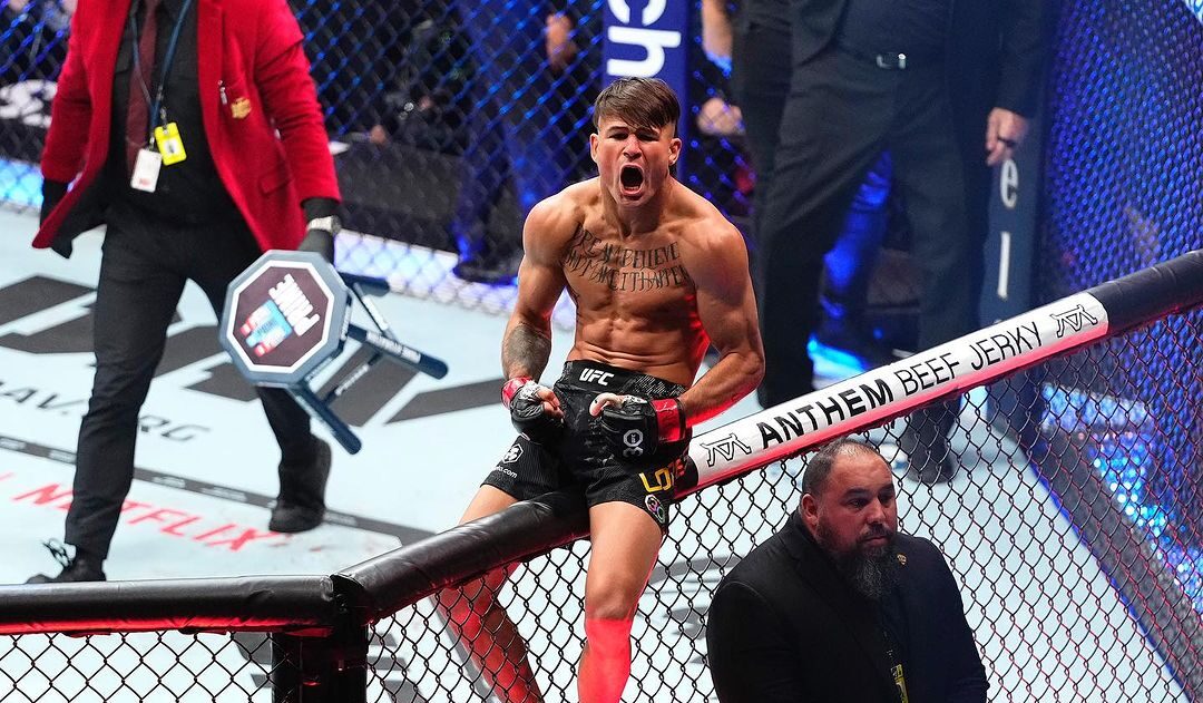 Diego Lopes Receives 'Steep' Fine for Jumping a Fence After Victory at ...