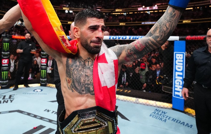 Ilia Topuria joins a group of fighters who reached a UFC belt ...