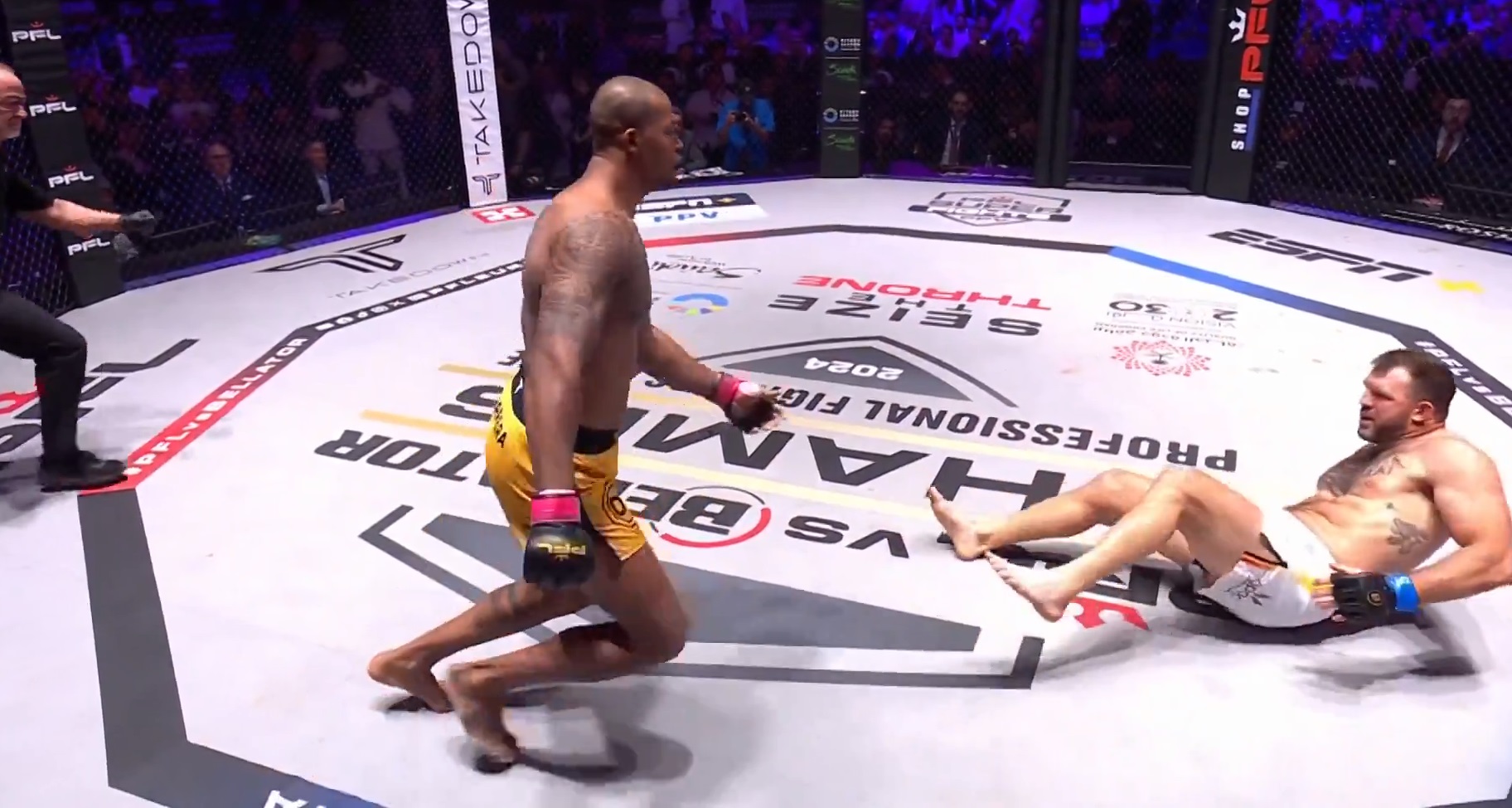 Renan Problema Atropela Ryan Bader Com Nocaute Relâmpago No ‘PFL X Bellator’ E Intima Francis ...