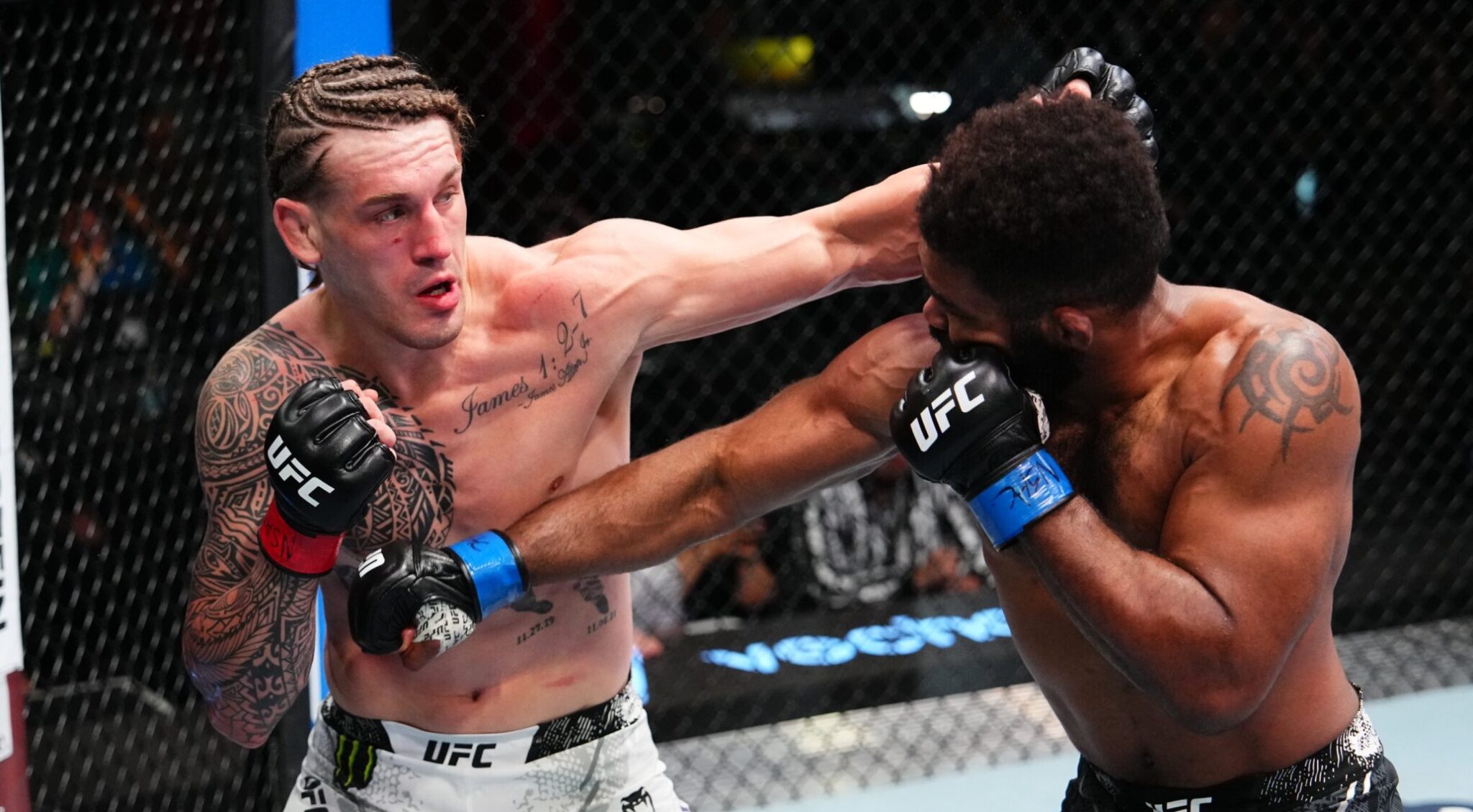 Luta do Ano? Brendan Allen vinga derrota e vence Chris Curtis em guerra ...