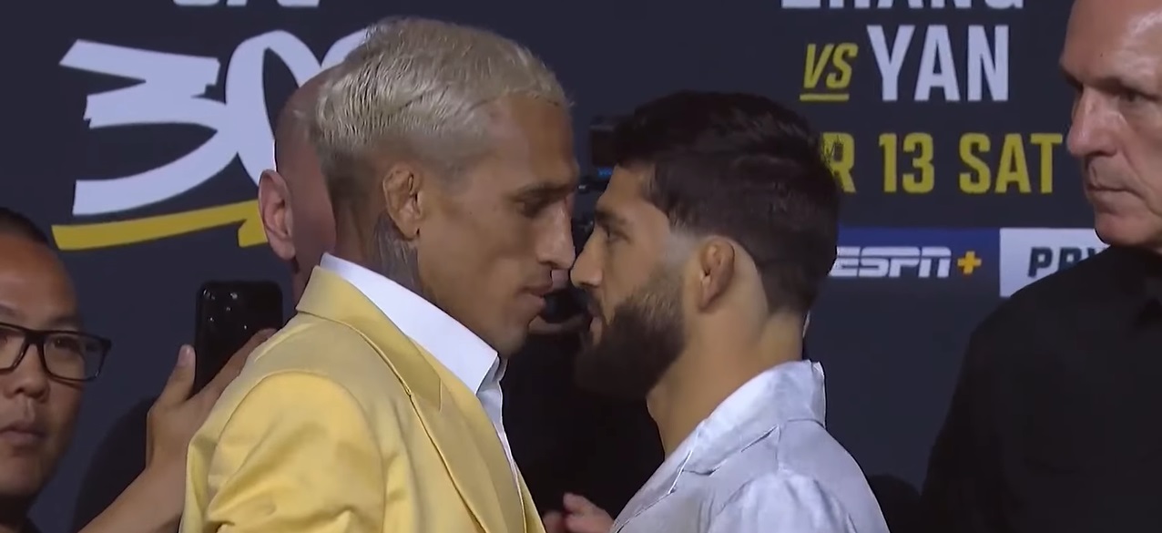 Video: Charles do Bronx and Arman Tsarukyan have a tense face-off ...