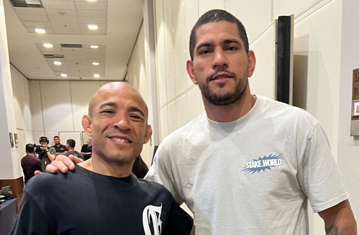 Chama! Alex Poatan e José Aldo se encontram em momento emocionante após ...