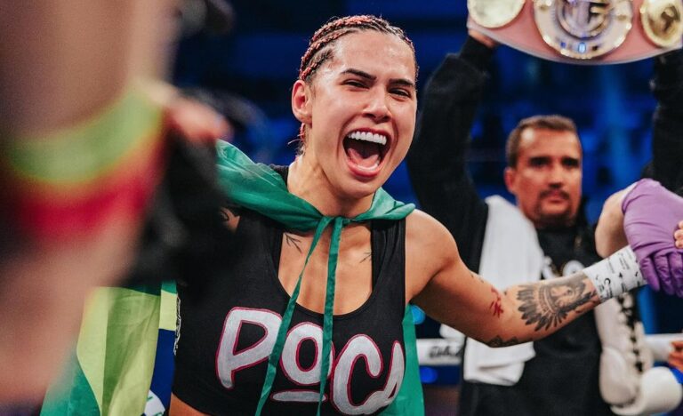 Campeã de boxe em torneio de influenciadores, Jully Poca desafia lenda ...