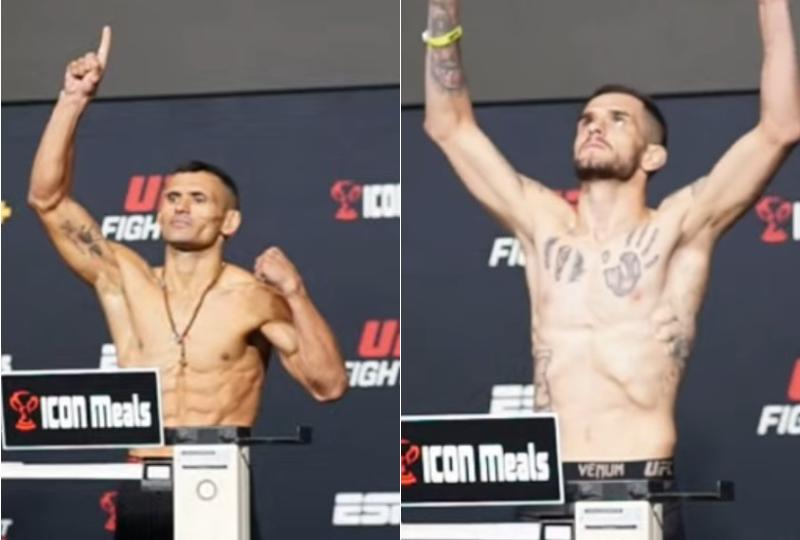 Brasileiros batem peso sem sustos e confirmam lutas no UFC Las Vegas 93 ...