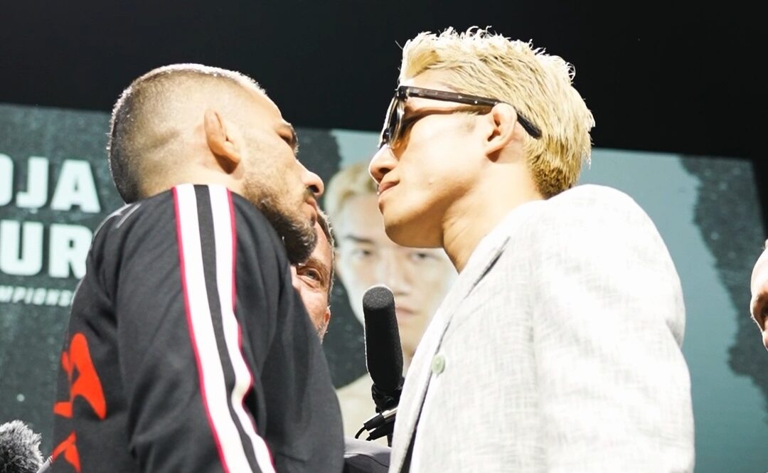 VIDEO: Tense moment marks the first face-off between Alexandre Pantoja and Kai Asakura before ...