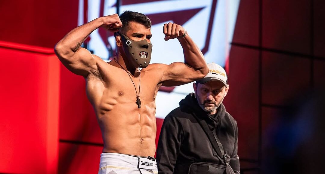 Fighter fired from UFC for biting opponent adopts movie villain look ...