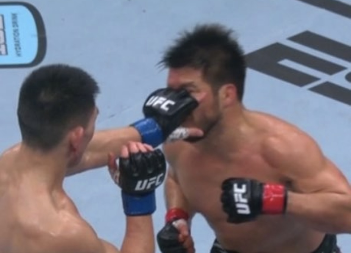 Henry Cejudo suffers consequences of finger poke in eye at UFC Seattle ...