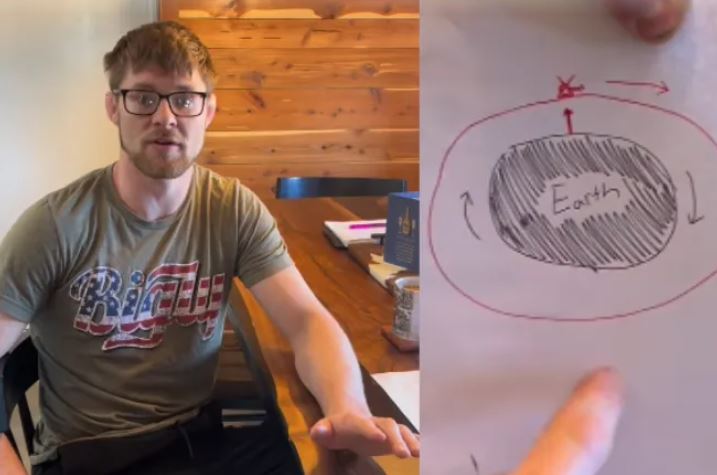 Bryce Mitchell uses unusual drawing to refute scientists' claim that ...