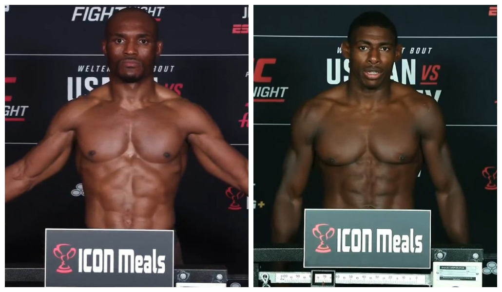 UFC Atlanta: Kamaru Usman E Joaquin Buckley Batem Peso E Confirmam Luta ...