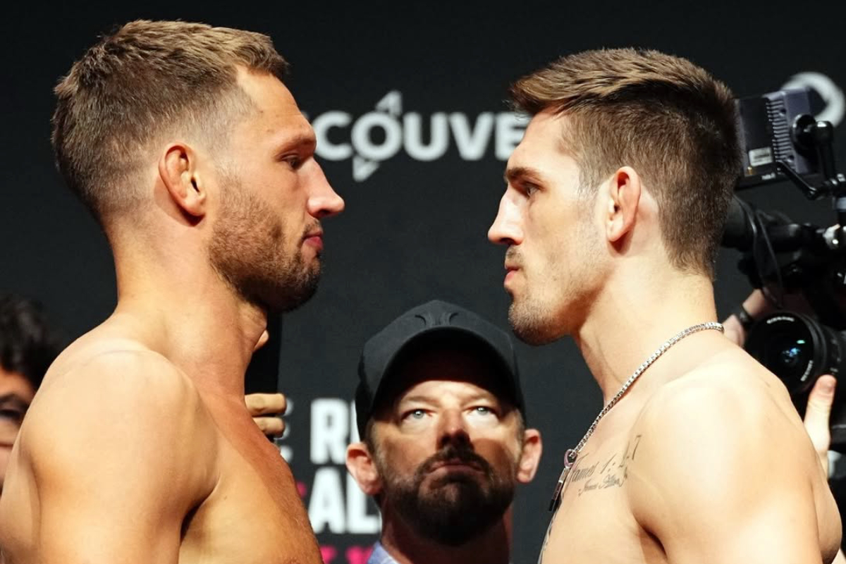 Em Retorno Do UFC Ao Canadá, Reinier De Ridder E Brendan Allen Se ...
