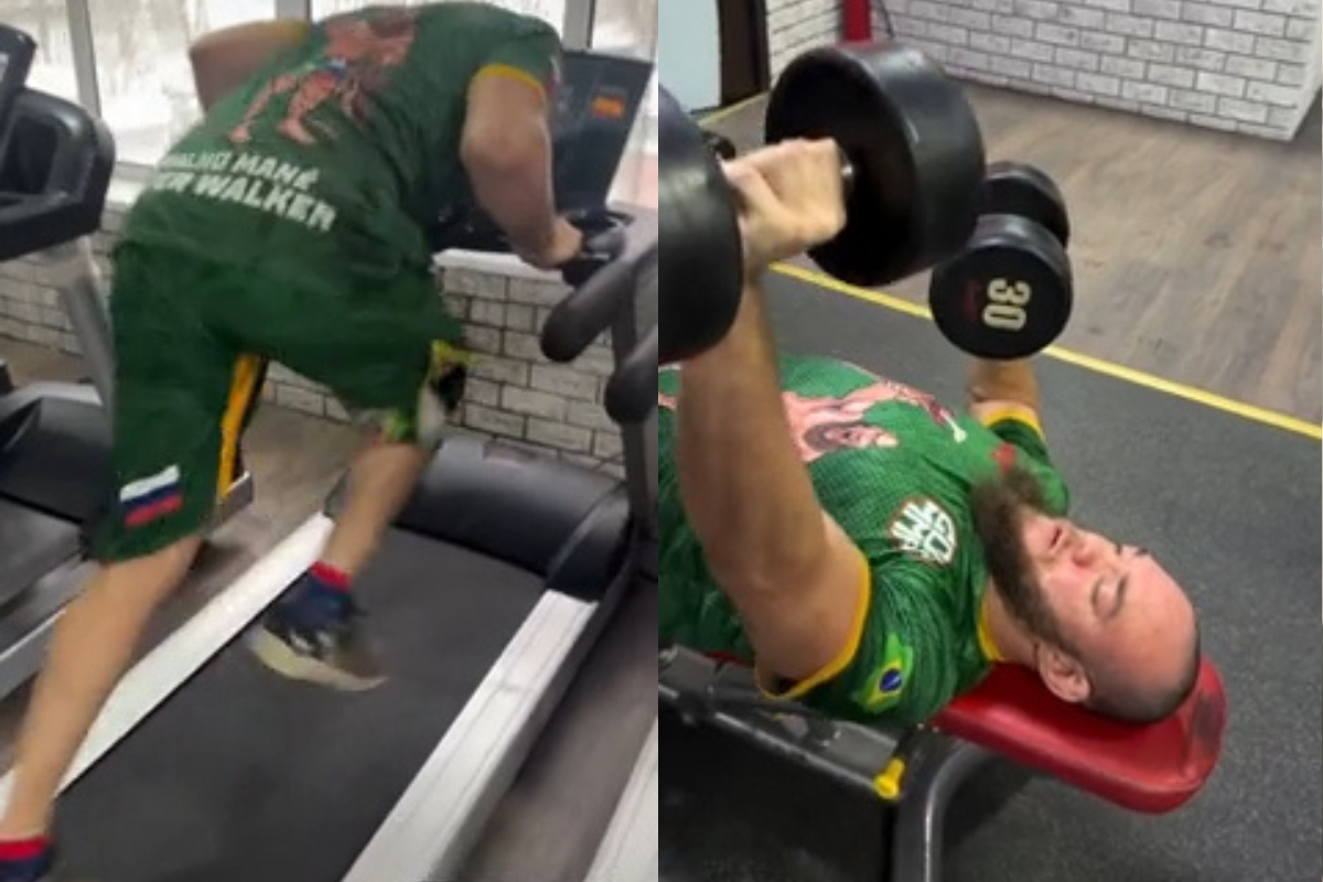 VÍDEO: Valter Walker Treina Pesado E Manda Recado Para Próximo ...