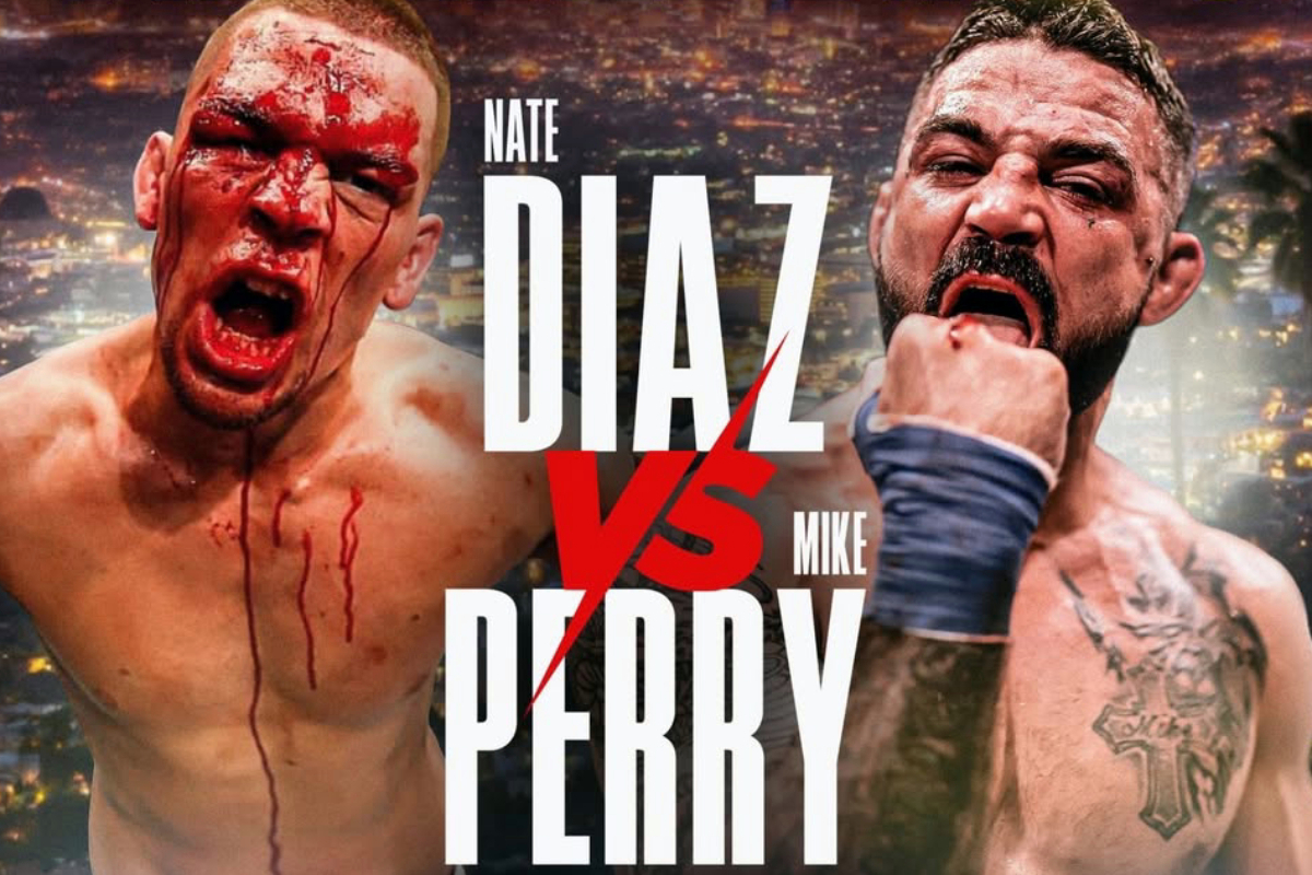 OFFICIAL! Nate Diaz and Mike Perry face off in a Bad Boys-style battle ...